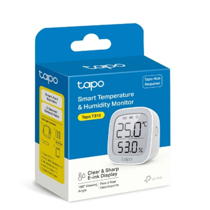 TP-Link Tapo Smart Temperature & Humidity Monitor, Real-Time & Accurat ...