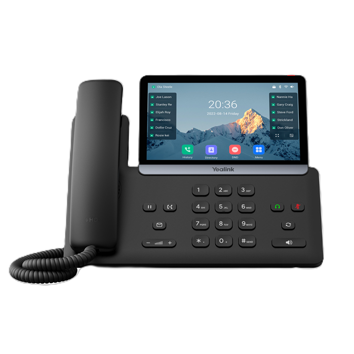 Yealink SIP-T77U (SBC READY) IP Phone, 7' Touchscreen, 16 SIP Accounts ...