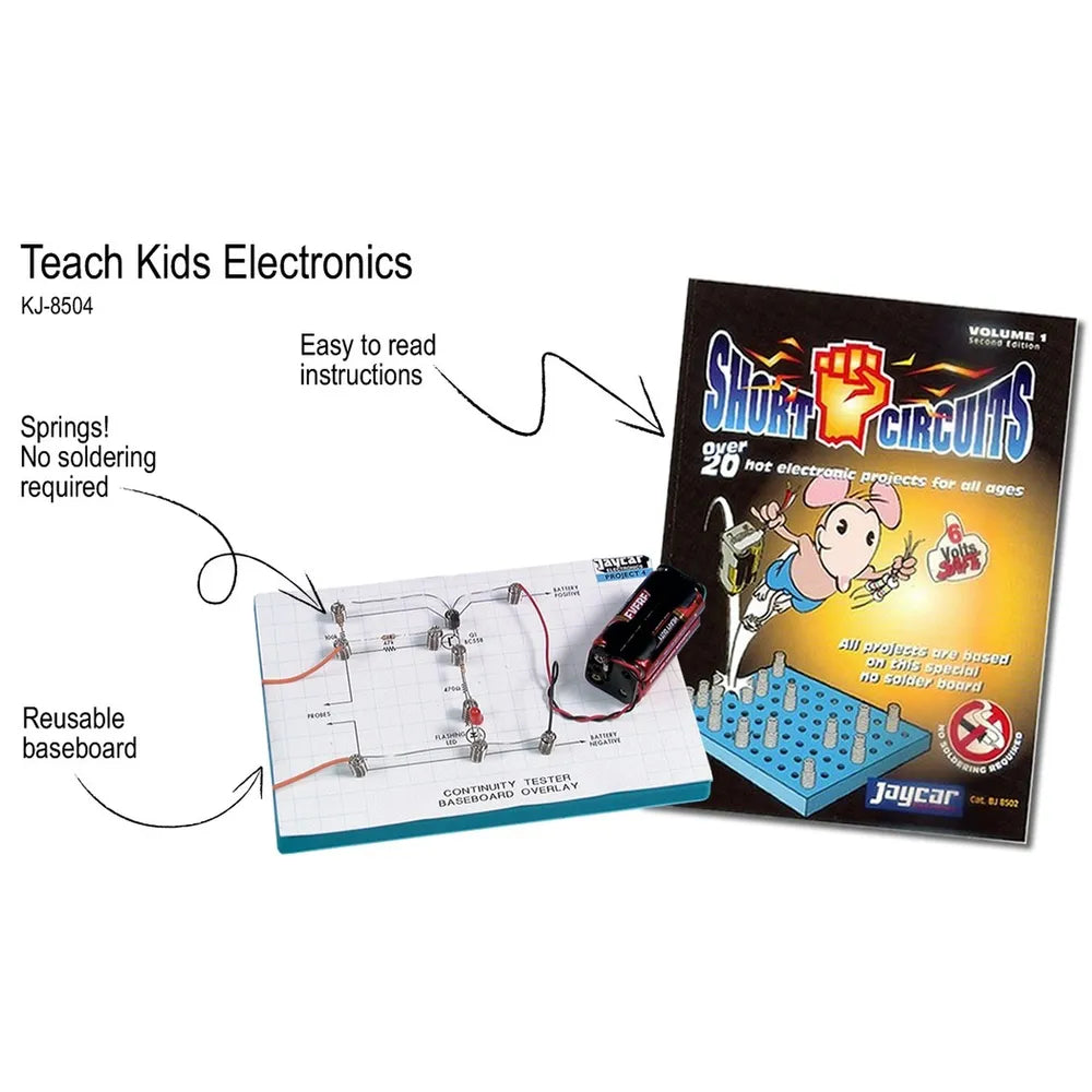 Short Circuits 1 Book and Project Kit — Universal Electronics