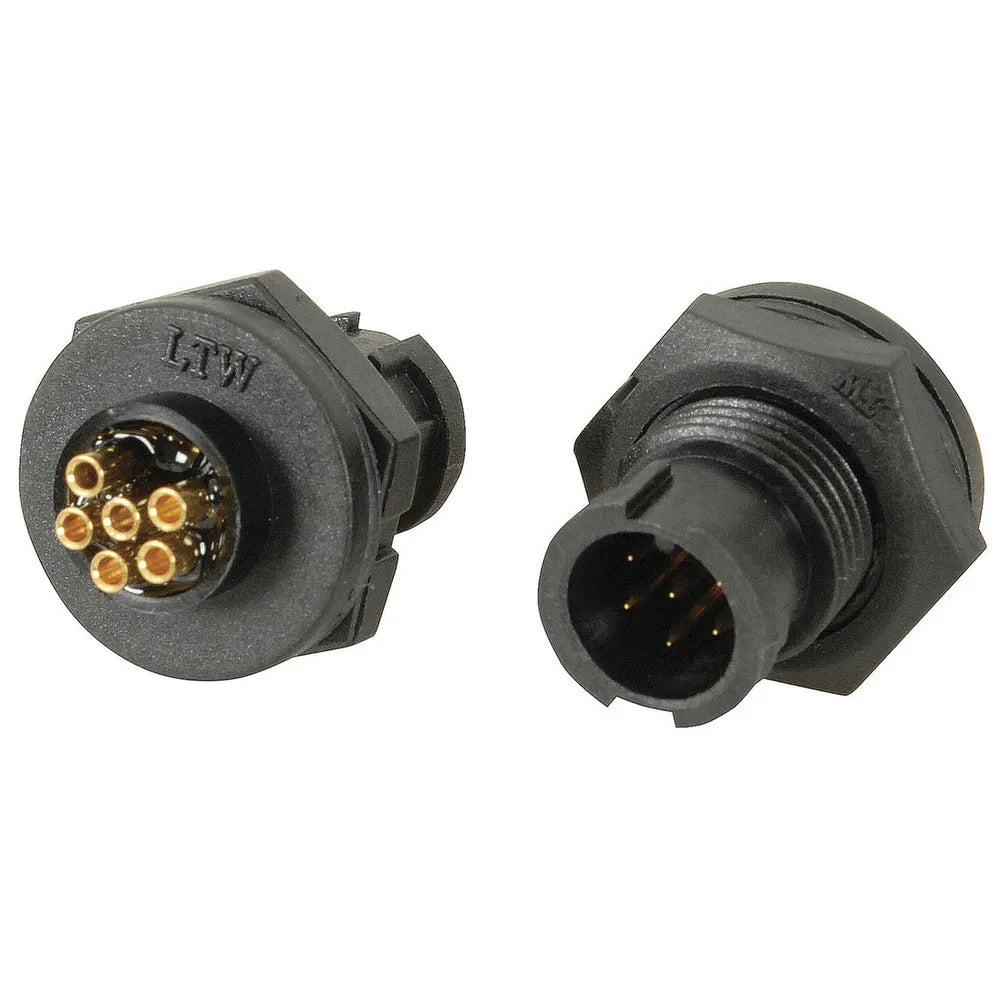 IP67 6 Pin Panel Mount Plug — Universal Electronics