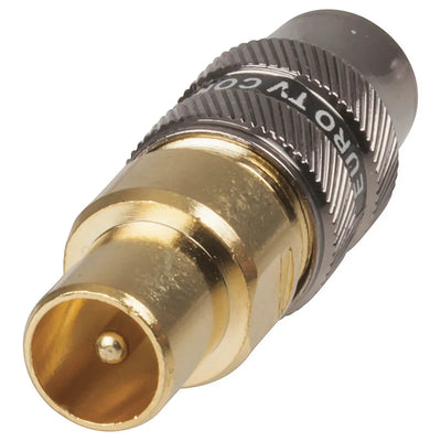 Gold 75 OHM TV Plug — Universal Electronics