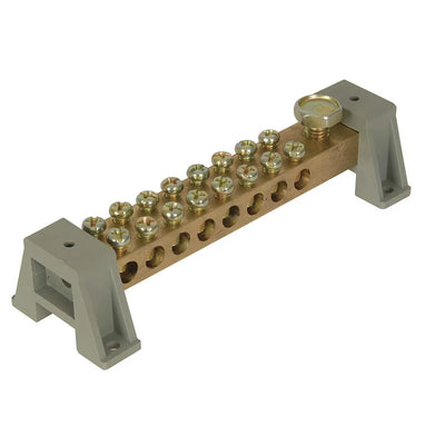 16-Way 100A Brass Busbar — Universal Electronics