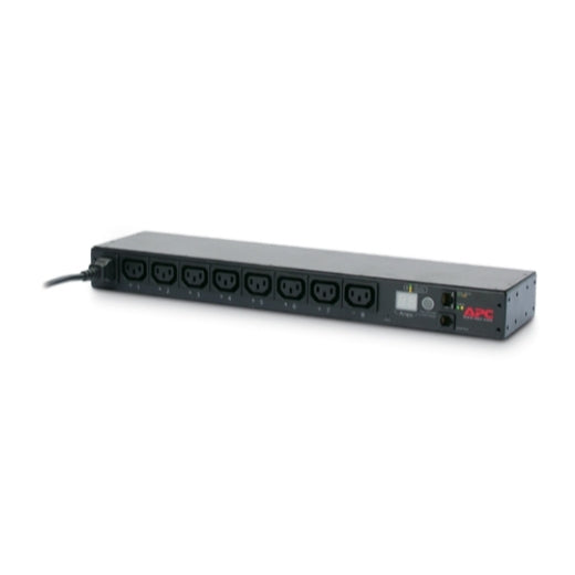 APC Netshelter Switched Rack PDU, 1U, 230V/10A C14 Cord Input, 8x IEC ...