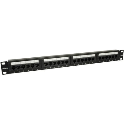 Rack Mount 24 Port Patch Panel Cat.6- — Universal Electronics